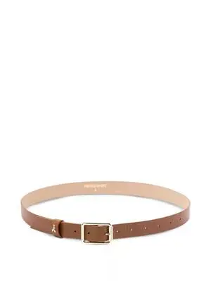 Patrizia Pepe Square-buckle Leather Belt - Brown