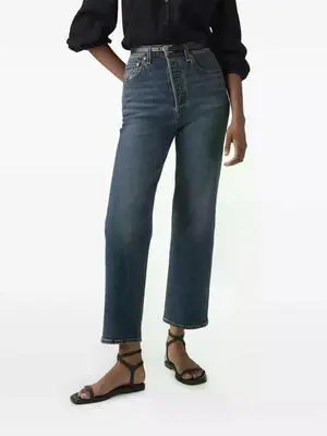 LEVI'S Ribcage Straight Ankle Jeans