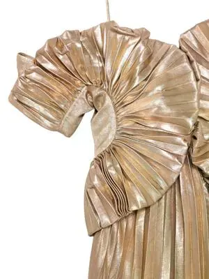 Acler Pleated Ruffled Dress