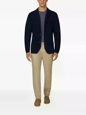 Boggi Milano Single-breasted Knitted Jacket