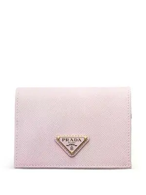 Prada Small Saffiano Leather Wallet - Pink