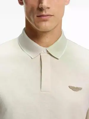 BOSS X Aston Martin Polo Shirt In Wool-cotton Piqu - Neutrals