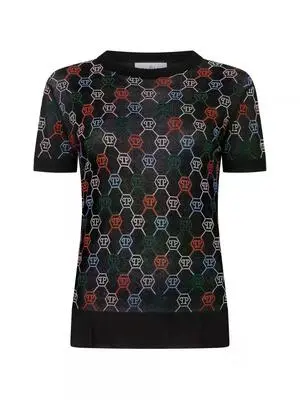 Philipp Plein Monogram Knit T-shirt