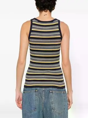 Miu Miu Striped Tank Top - Blue