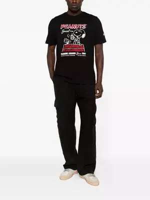 Iceberg Peanuts-embroidered T-shirt - Black
