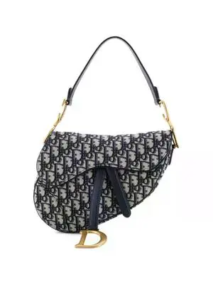 Dior Saddle Bag Oblique Canvas - Blue