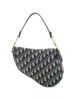 Dior Saddle Bag Oblique Canvas - Blue