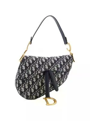 Dior Saddle Bag Oblique Canvas - Blue