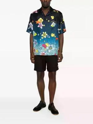Casablanca Floral-print Shirt - Black
