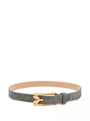 Victoria Beckham Dorian Pin-buckle Belt - Grey