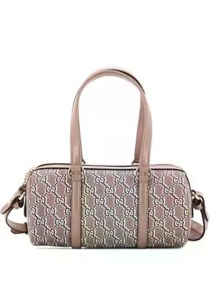 Gucci Gg Shadow Coated Canvas Small Duffle Bag - Brown