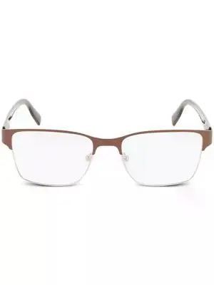 Lacoste Square Frame Eyeglasses - Brown