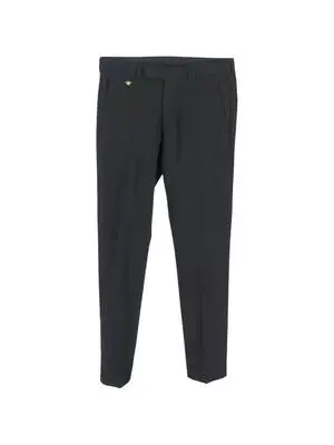 Dior Bee-detailed Wool Trousers - Black