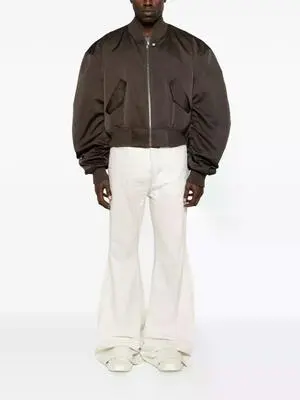 Rick Owens Ruched Flight Bomber Jacket