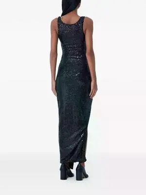 VIVIENNE WESTWOOD Sequined Cowl-neck Dress