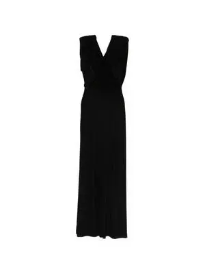 MITILIANE COUTURE Draped Jumpsuit - Black