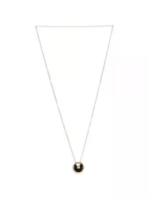 CARTIER 2000s Amulette Diamond And Onyx Necklace - Pink