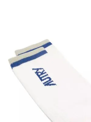 AUTRY Logo Stripe Socks