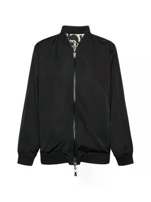 ELENA MIRO` Monogram-pattern Reversible Jacket