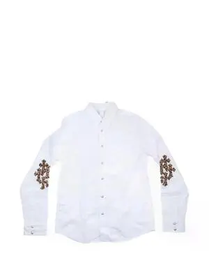 Chrome Hearts Cross-embroidered Shirt - White