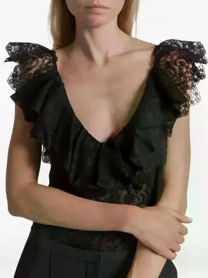 Alberta Ferretti Lace Bodysuit