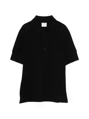 COURREGES Logo-patch Polo T-shirt