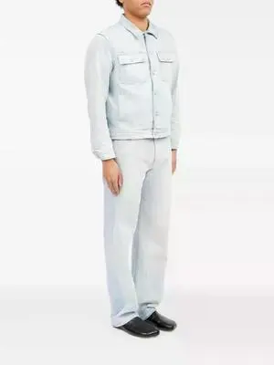 MAISON MARGIELA Button-front Denim Jacket - Blue
