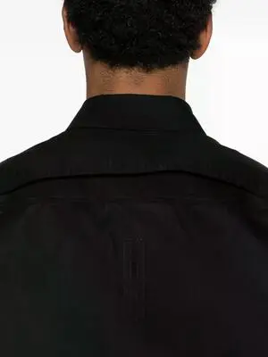 Rick Owens Long-sleeve Classic-collar Shirt - Black