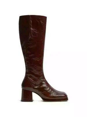 MIISTA Round-toe Zip-fastening Boots
