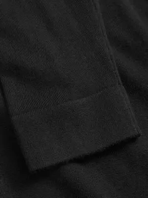 Norse Projects Tech Merino Crepe Crewneck Jumper - Black