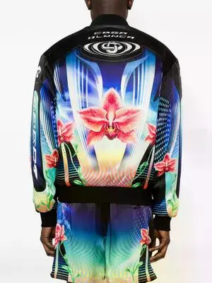 Casablanca Floral-print Bomber Jacket