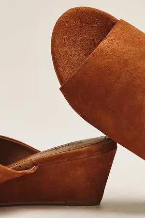 Seychelles Isn't She Lovely Mule Wedges - Tan Suede