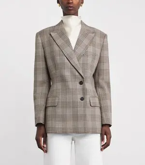 ANINE BING Wool Aretha Blazer - Brown