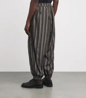 Emporio Armani Jacquard Geometric Trousers