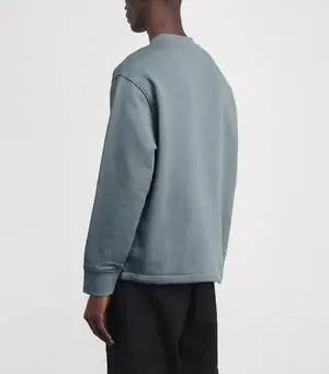 Emporio Armani Flocked Graphic Sweatshirt