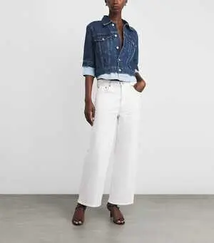 7 For All Mankind Double Trucker Denim Jacket