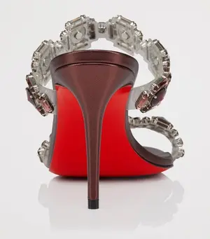 CHRISTIAN LOUBOUTIN Just Jewel 85 Heeled Mules
