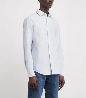 Jacob Cohen Cotton Stripe Monogram Shirt