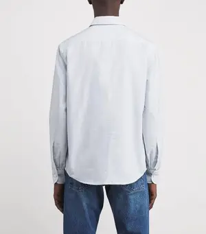 Jacob Cohen Cotton Stripe Monogram Shirt