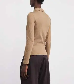 ME+EM Organic Cotton-blend Ultimate Shirt - Brown