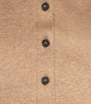 ME+EM Organic Cotton-blend Ultimate Shirt - Brown