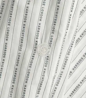Harrods Cotton Stripe Logo Pyjama Bottoms