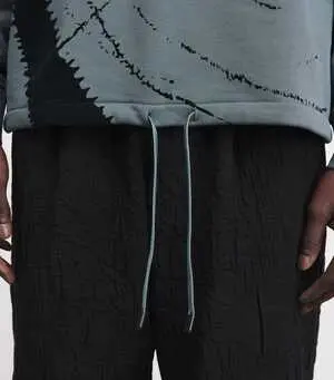 Emporio Armani Cotton Flocked Sweatshirt