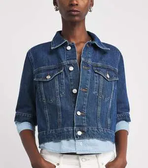 7 For All Mankind Double Trucker Denim Jacket