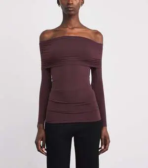 Wolford Off-the-shoulder Draped Top