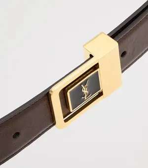 Saint Laurent Leather La 66 Belt