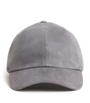 Polo Ralph Lauren Suede Baseball Cap - Grey