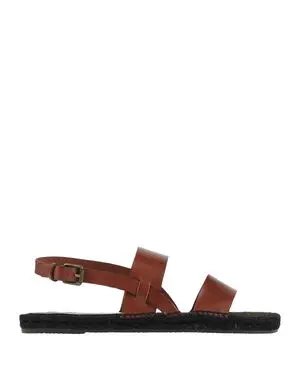 CastaÑer Leather Espadrille Sandals