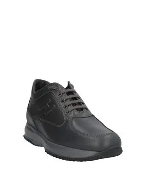Hogan Interactive Leather Sneakers - Grey