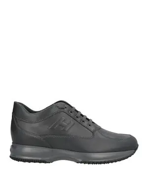 Hogan Interactive Leather Sneakers - Grey